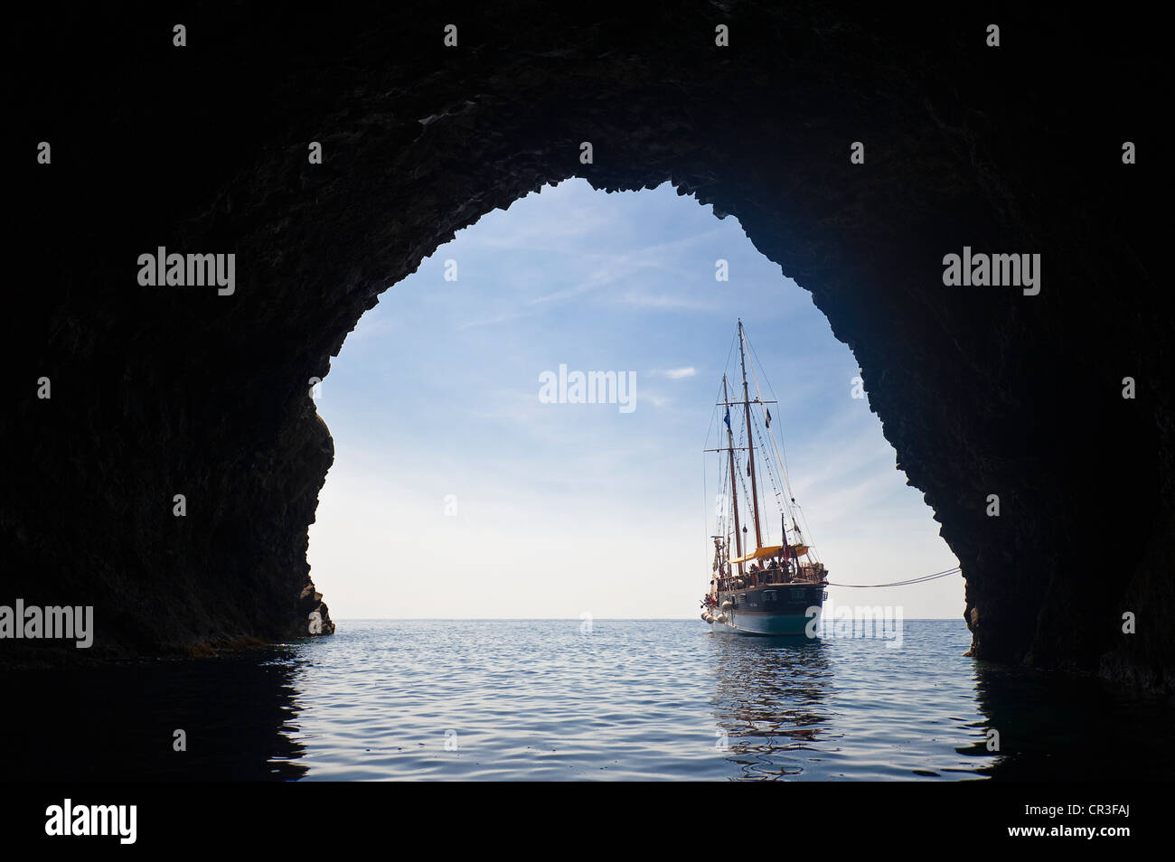 Italy, Sicily, Aeolian Islands, UNESCO World Heritage, Filicudi Island ...