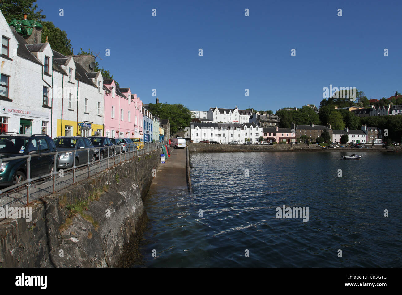 Portree Waterfront Isle Skye Scotland High Resolution Stock Photography ...
