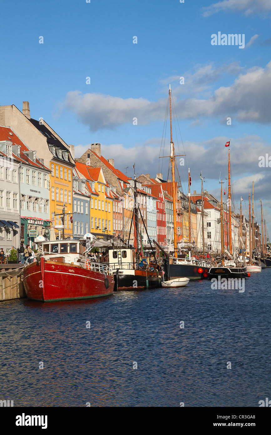 COPENHAGEN, DENMARK - AUGUST 25: unidentified people enjoying sunny ...