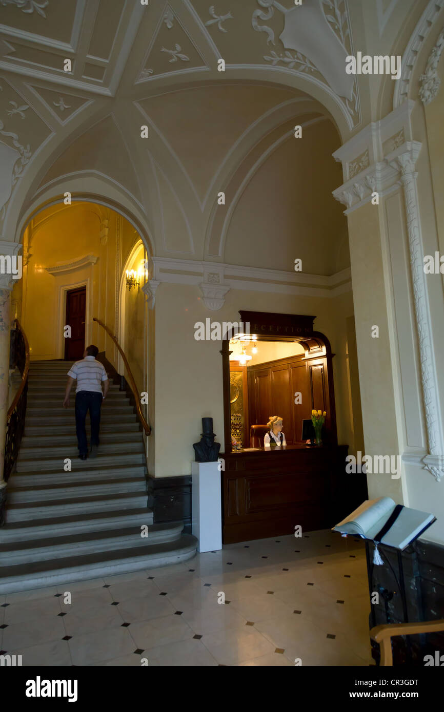 The Hotel George on the Mickiewicz Square, Lviv, Ukraine Stock Photo ...