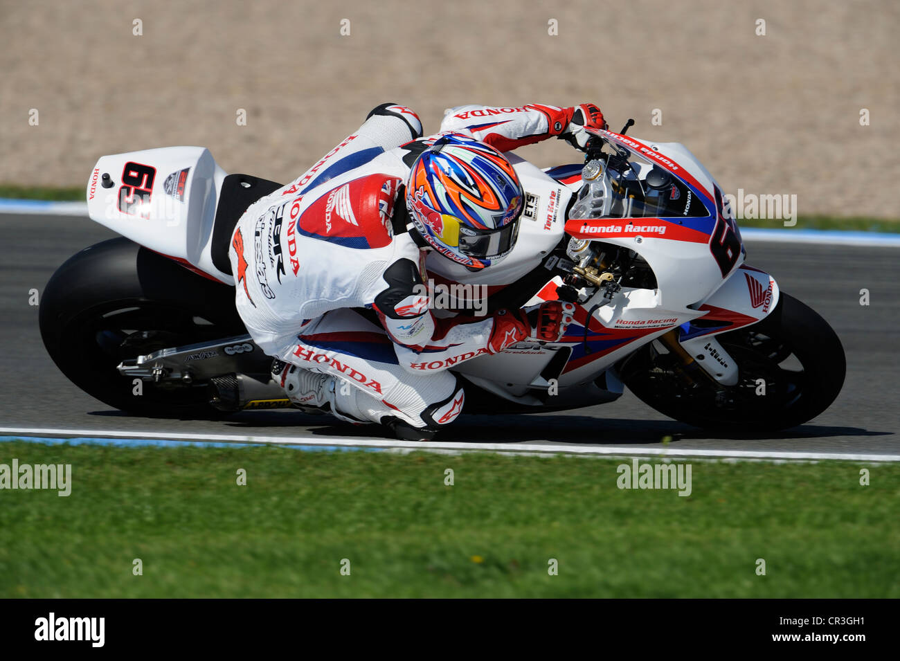 johnny rea on the honda, WSBK 2012 Stock Photo - Alamy