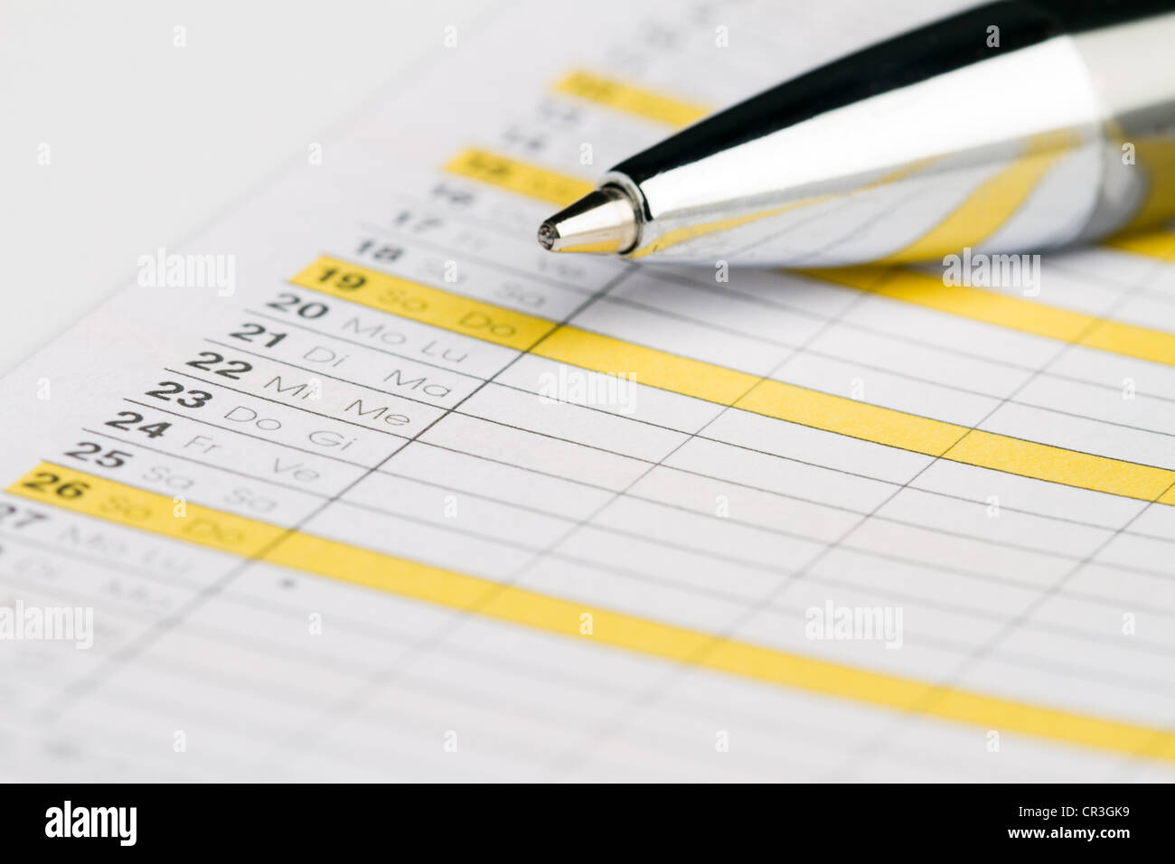 Appointment schedules hi-res stock photography and images - Alamy