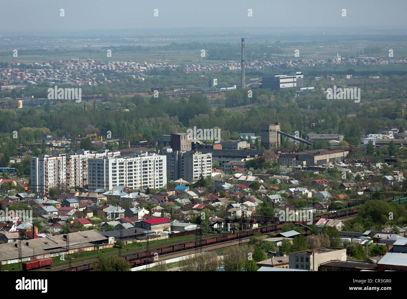 View of the northern parts of the city, Lviv, Ukraine Stock Photo - Alamy