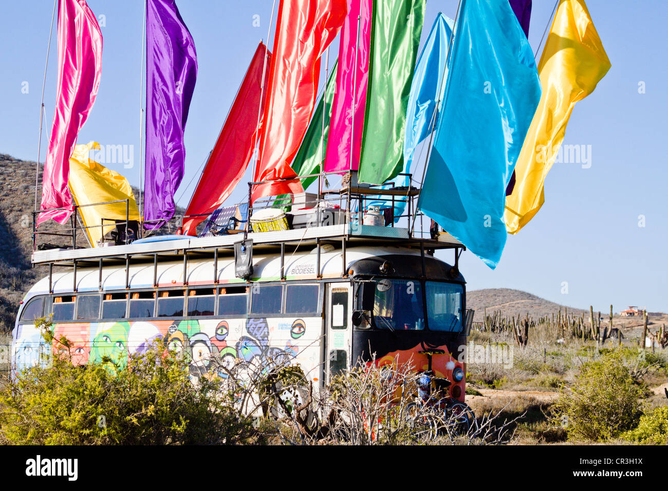 Bus flags hi-res stock photography and images - Alamy