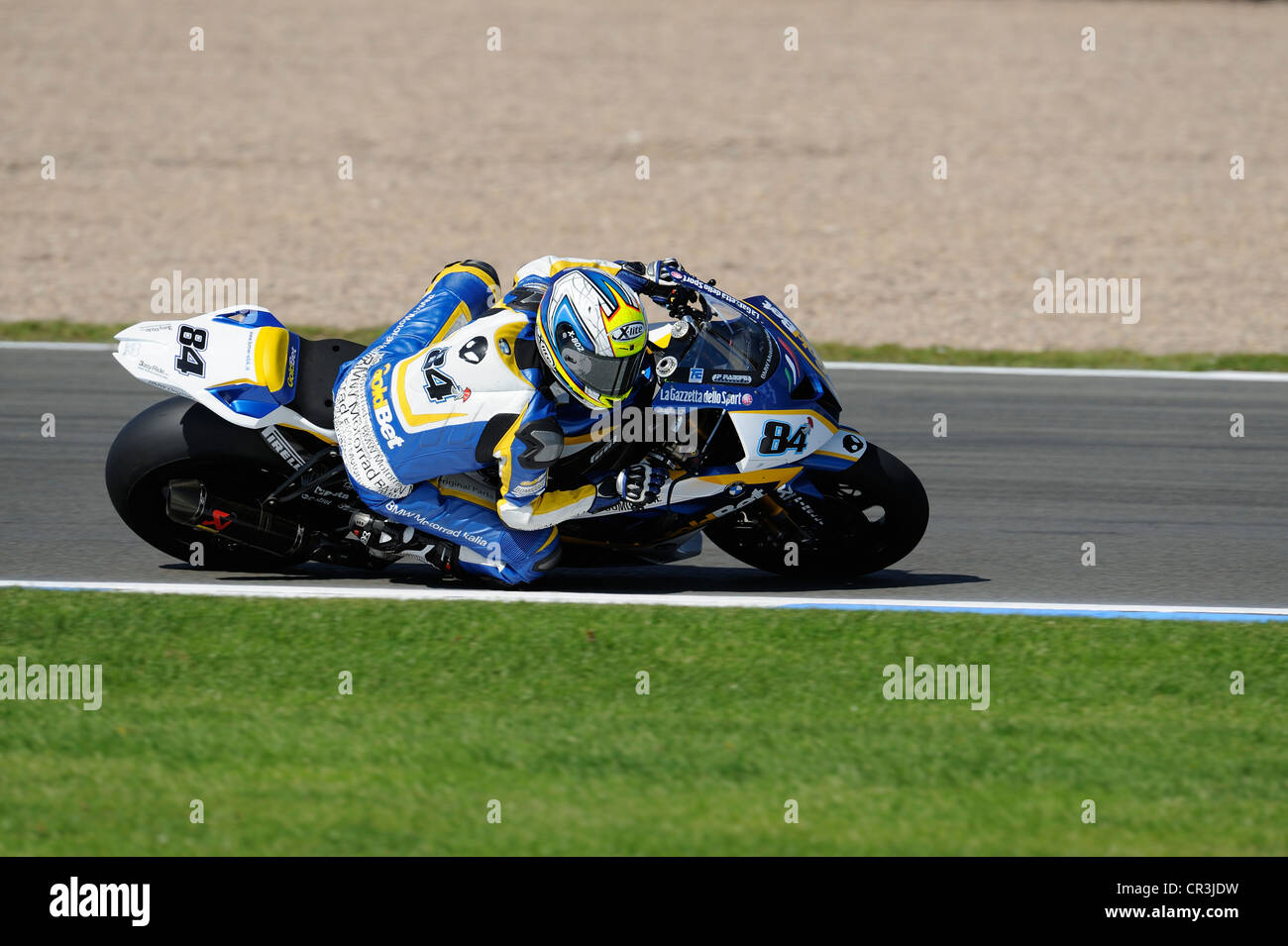 michel fabrizio on the BMW, WSBK 2012 Stock Photo - Alamy