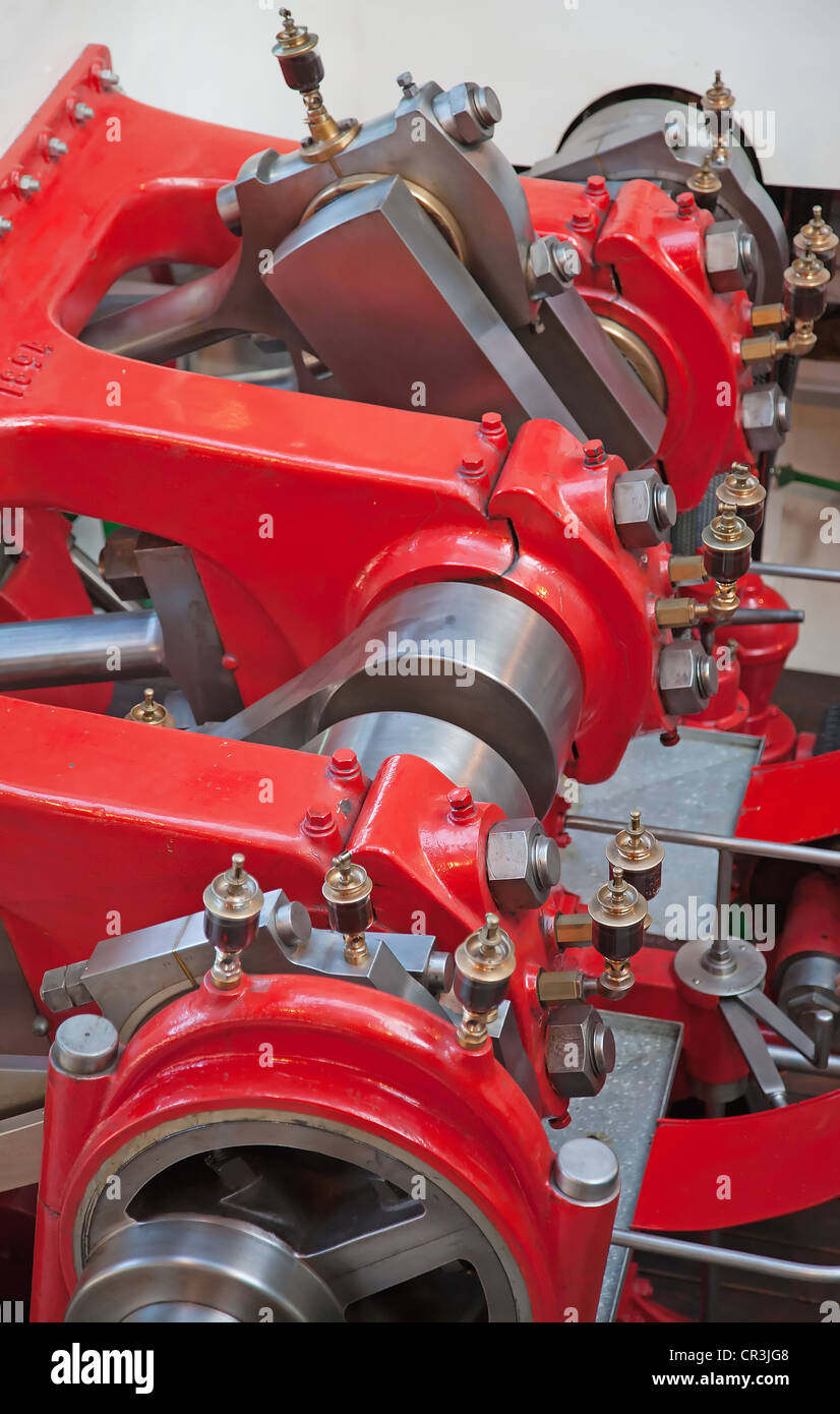 Huge engine of the old ship Stock Photo - Alamy