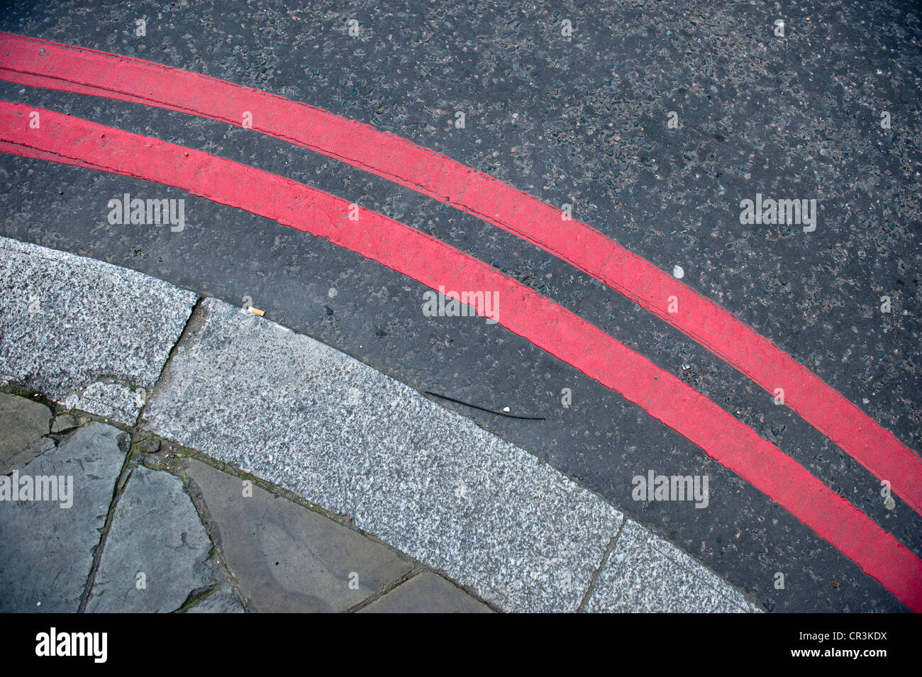 double red lines Stock Photo - Alamy
