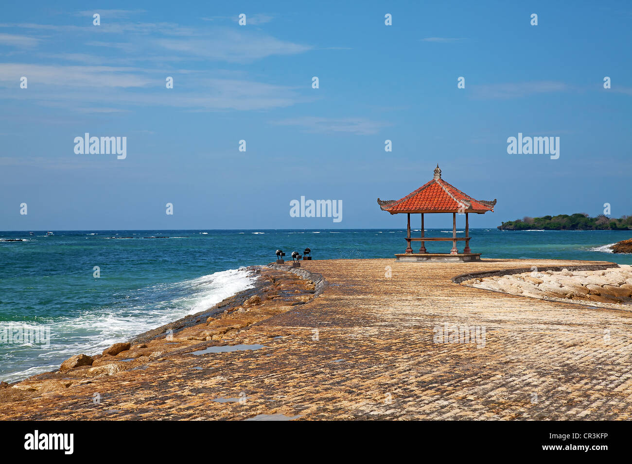beautiful balinese Nusa Dua beach Stock Photo - Alamy
