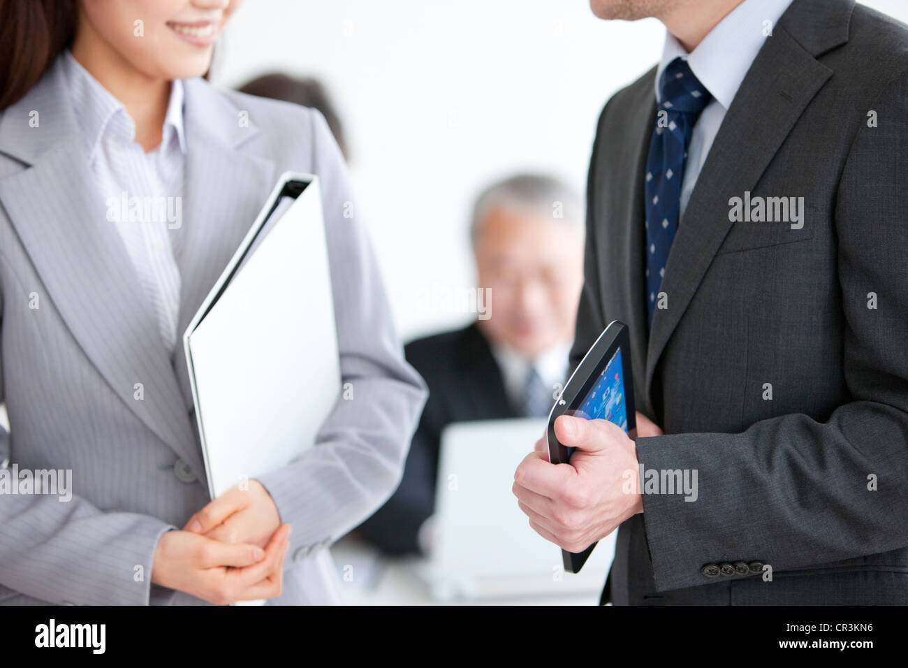 Body Parts of Businessman and Businesswoman Stock Photo - Alamy