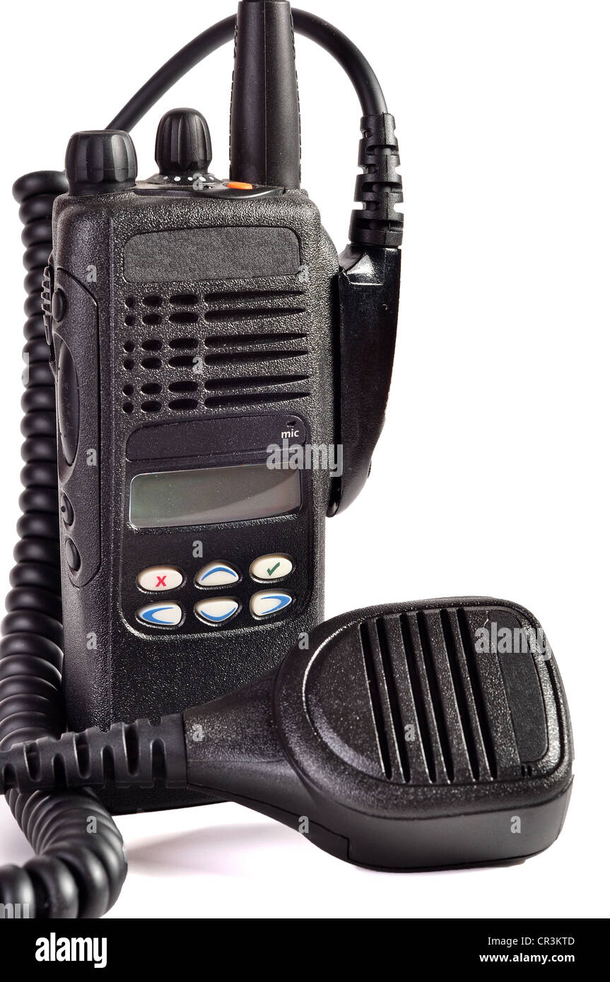 photo on a white background cb radio Stock Photo - Alamy