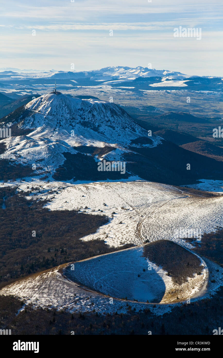 France, Puy de Dome, Parc Naturel Regional des Volcans d'Auvergne ...