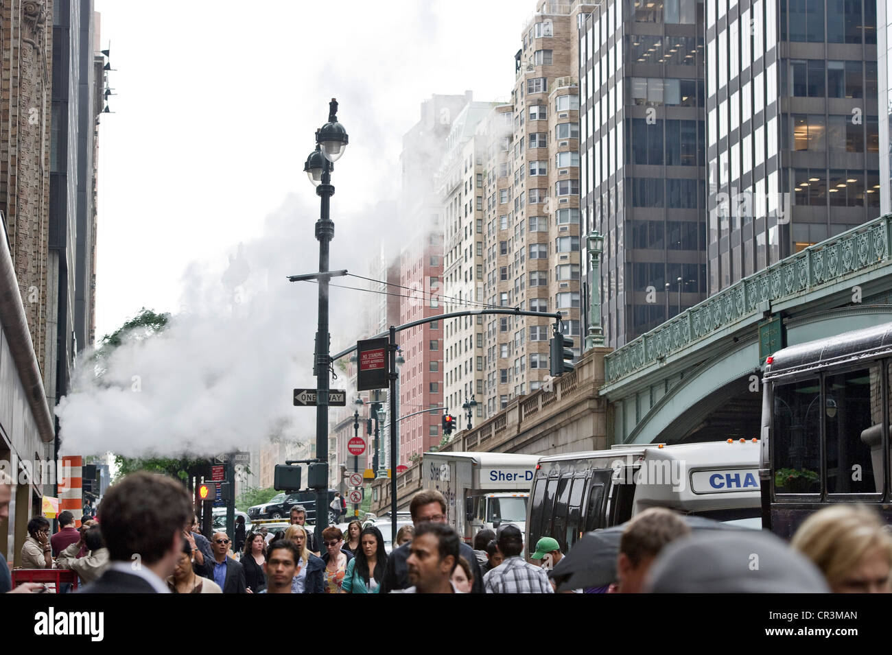 Rush hour in front of Central Station, Manhattan, New York, USA Stock ...