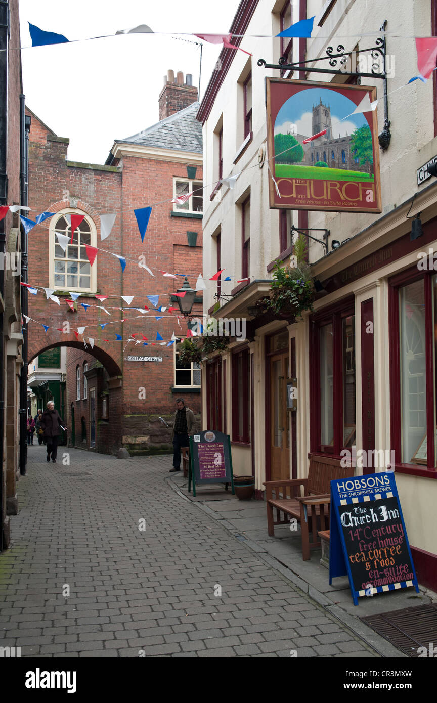 The Church Inn, Ludlow Stock Photo - Alamy