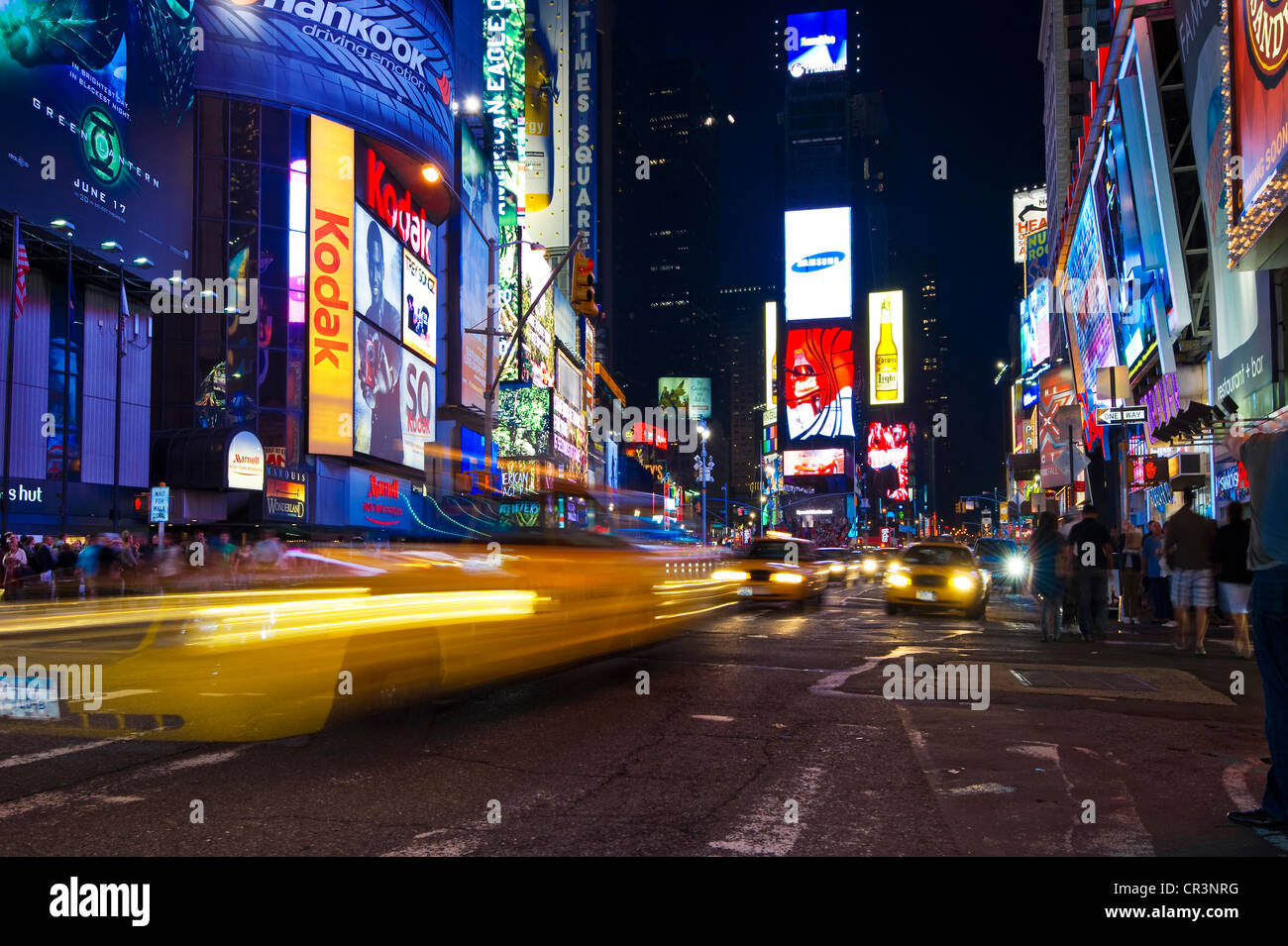 Times square night hi-res stock photography and images - Alamy