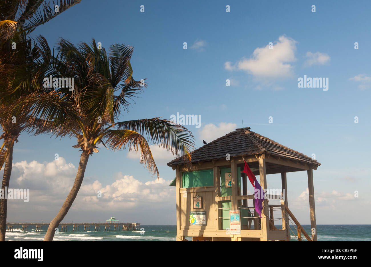 Boca Raton Pier, Boca Raton Beach, Florida, USA Stock Photo - Alamy