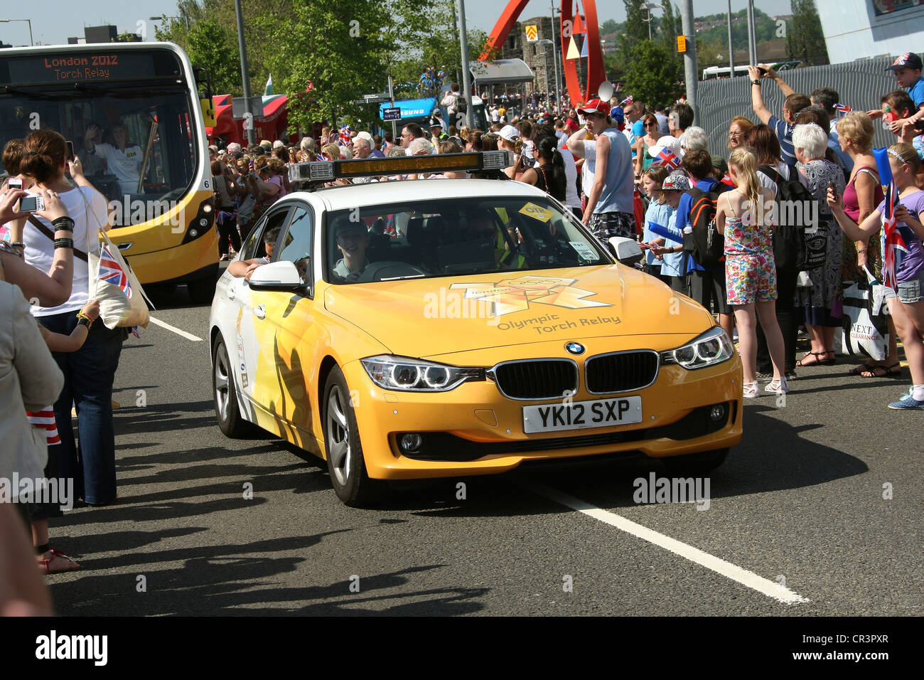 Olympic Relay Vehicles High Resolution Stock Photography and Images - Alamy