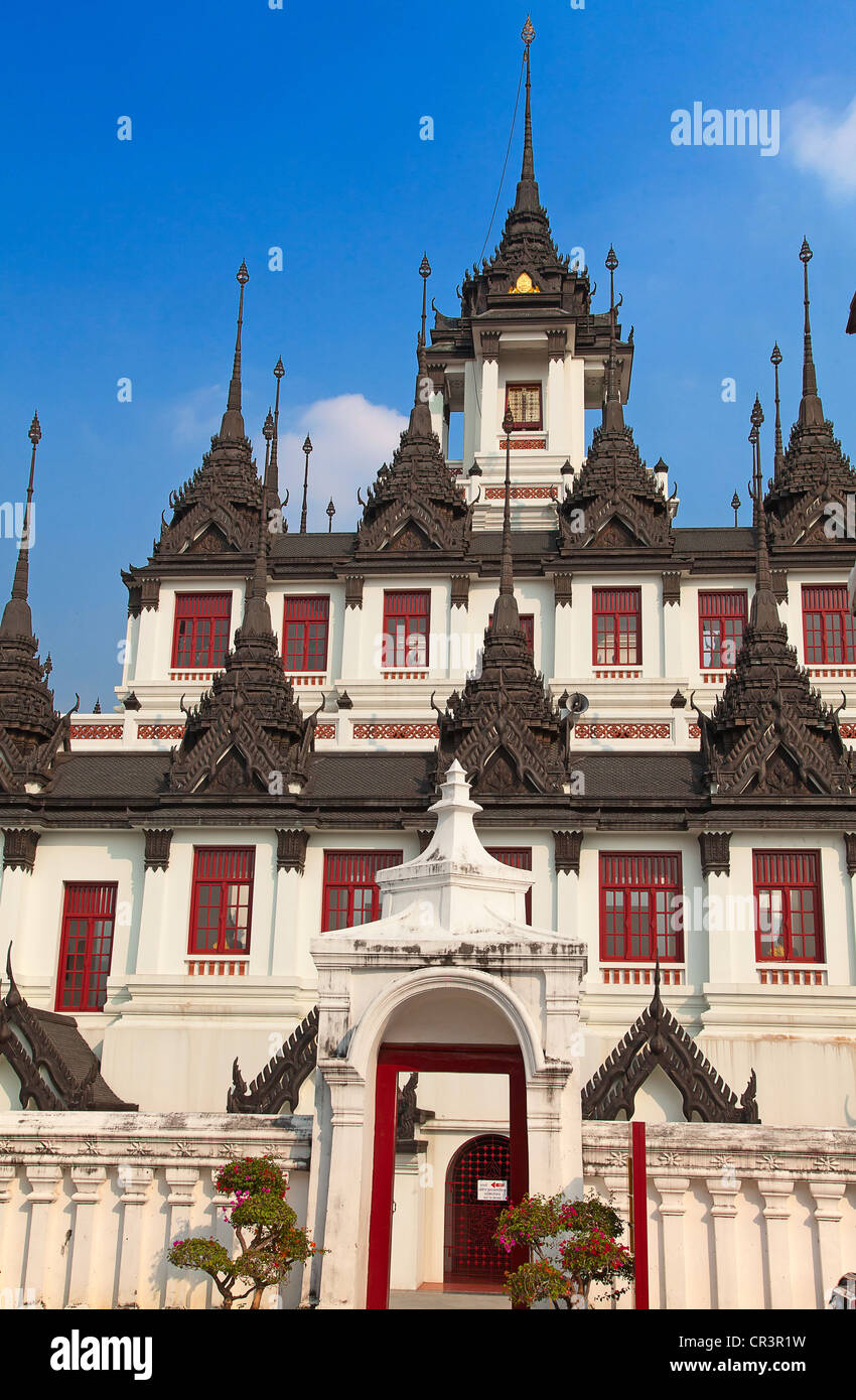 Iron temple Loha Prasat in Wat Ratchanatdaram Worawihan, Bangkok ...