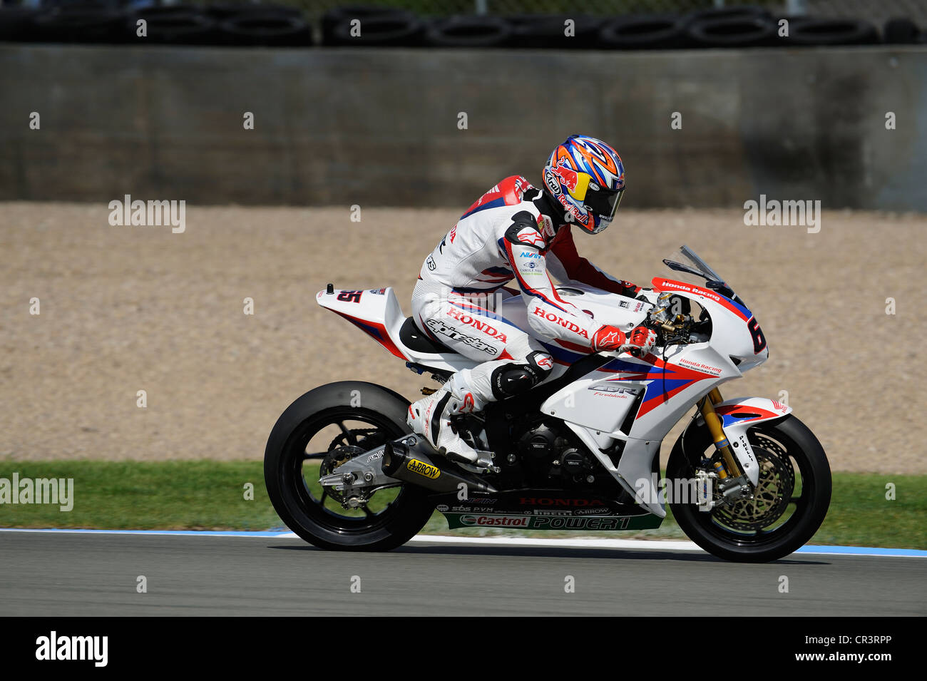 johnny rea on the honda, WSBK 2012 Stock Photo - Alamy