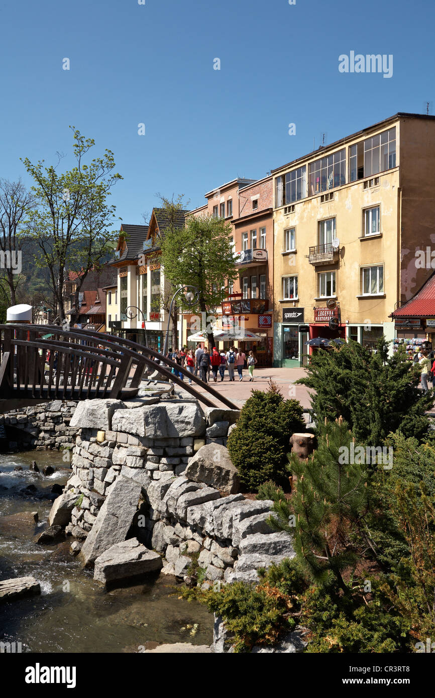 Poland zakopane town krupowki street hi-res stock photography and ...