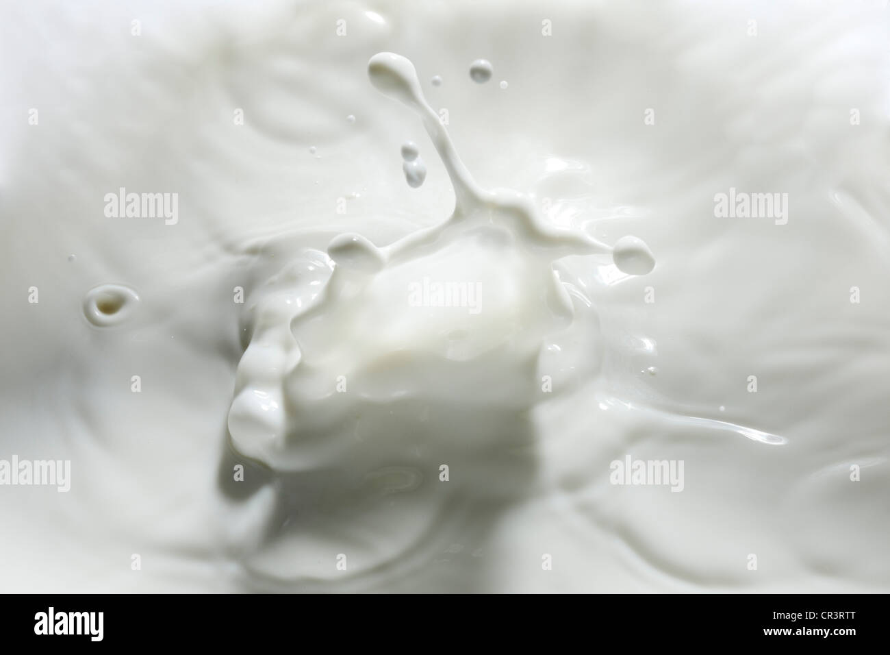 Milk with a splash Stock Photo - Alamy