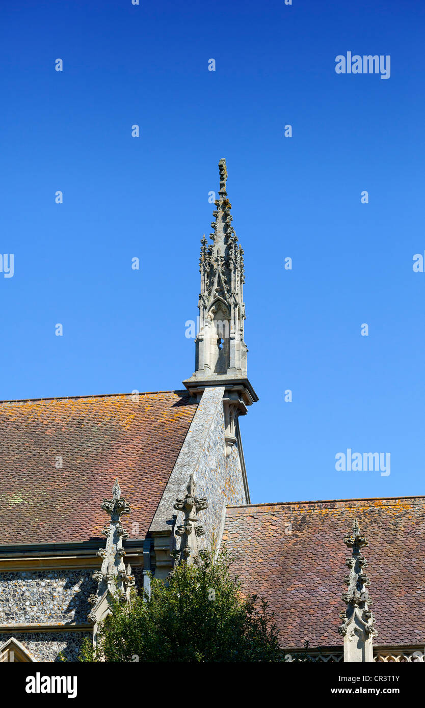 The church of "St Michael of the Archangel" in the village of Booton ...
