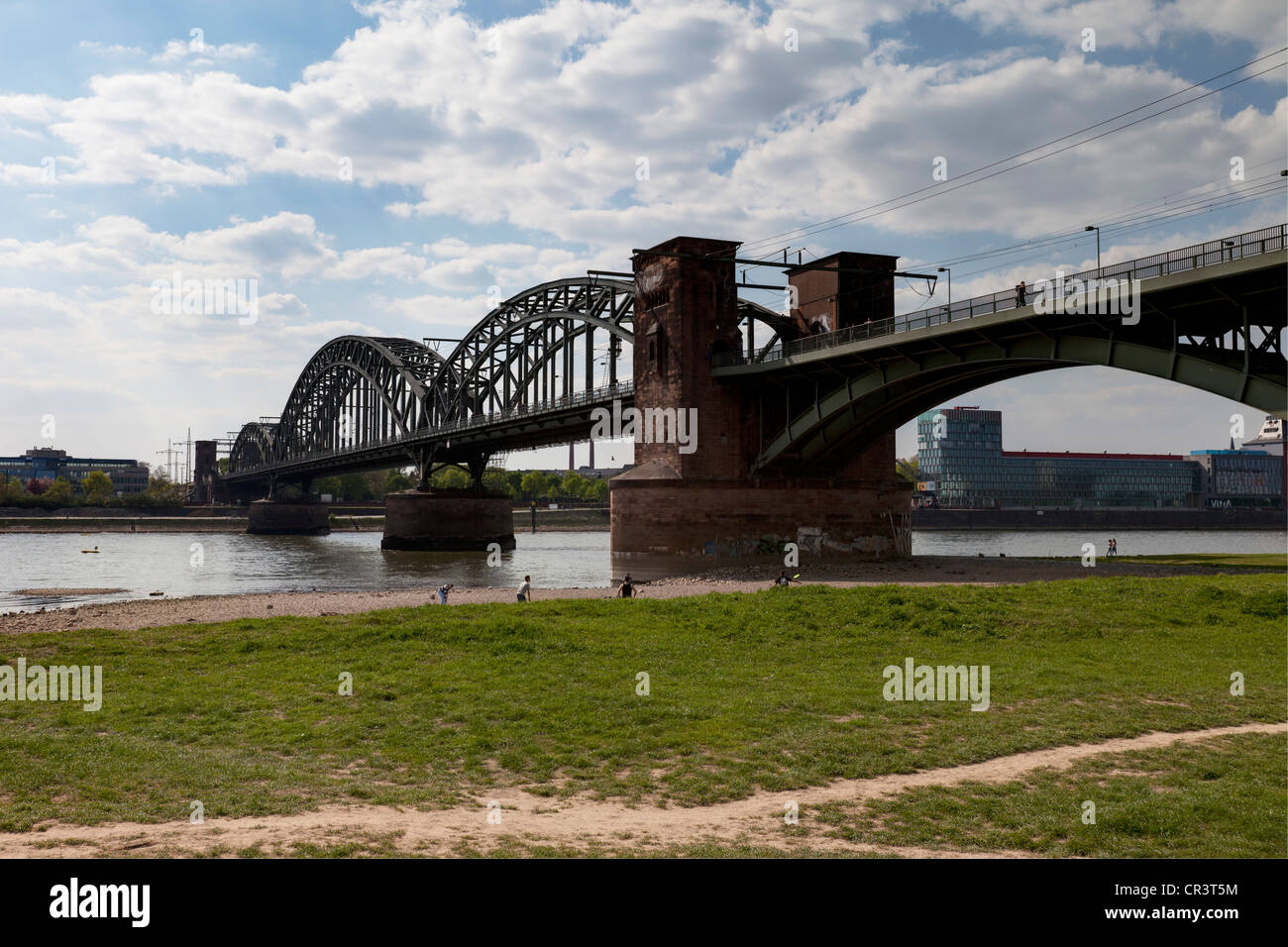 Suedbruecke bridge, railway bridge, Cologne, North Rhine-Westphalia ...