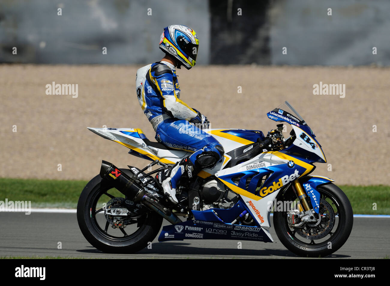 michel fabrizio on the BMW, WSBK 2012 Stock Photo - Alamy