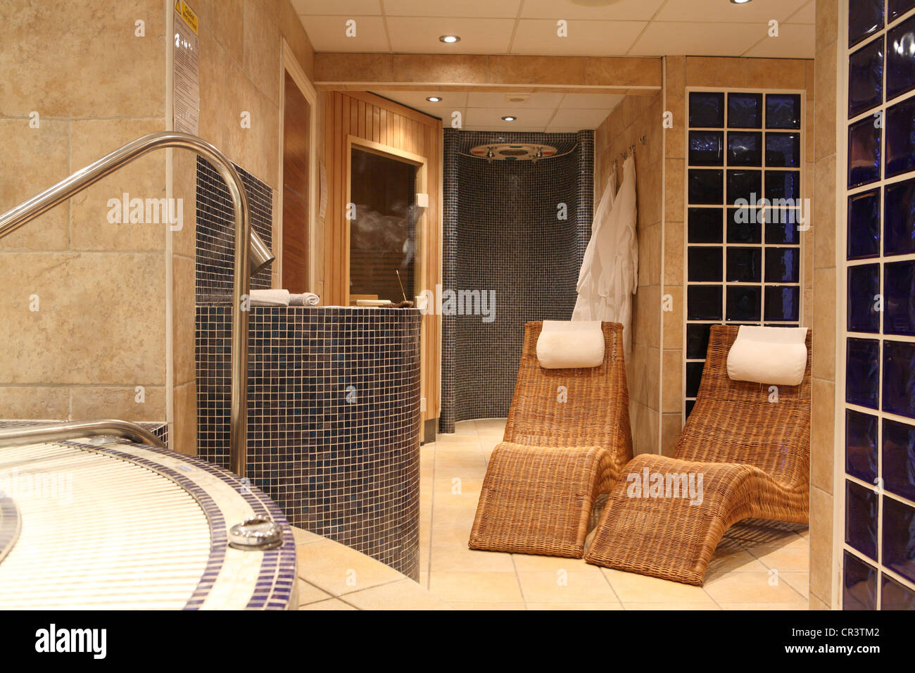 Interior of a health spa Stock Photo - Alamy
