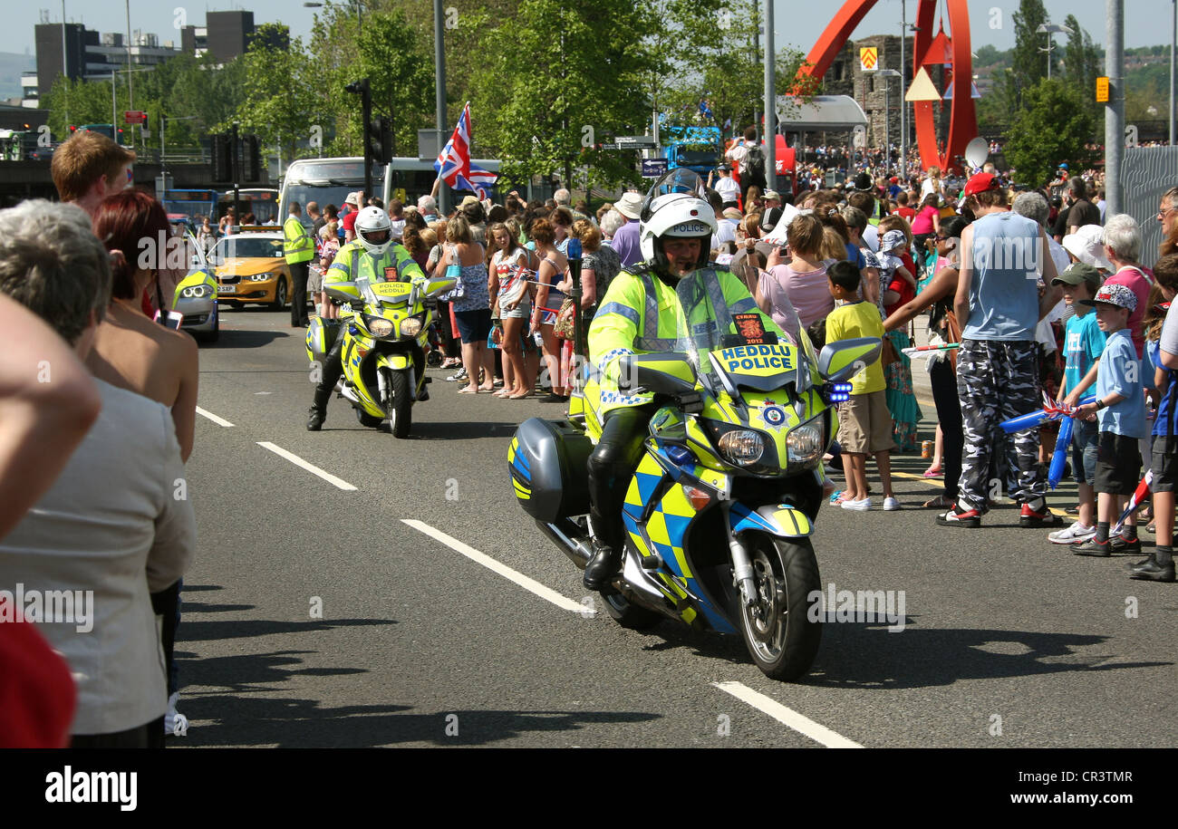 Olympic relay vehicles hi-res stock photography and images - Alamy