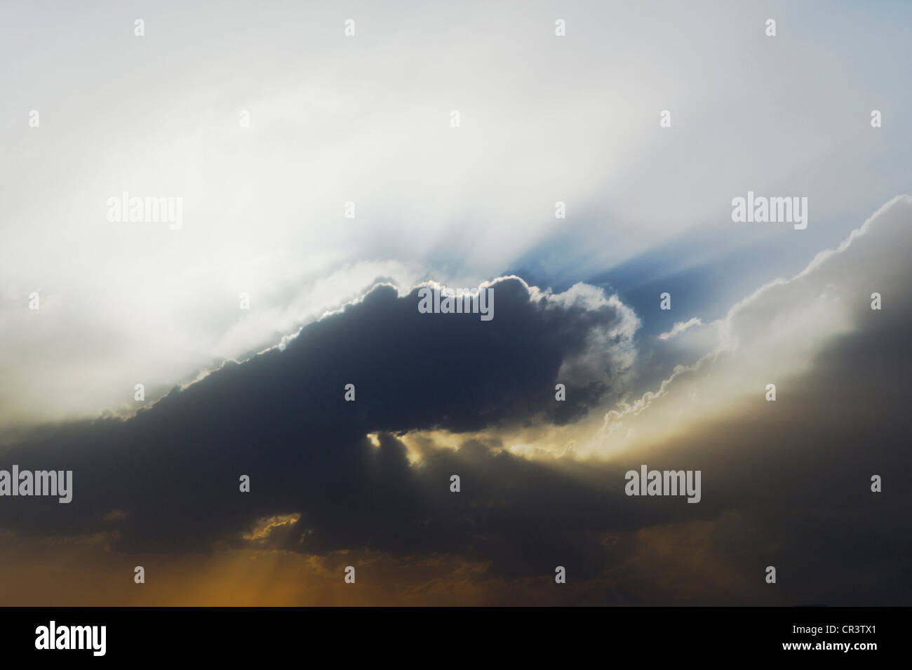 Distant forest fires and high winds create unusual cloud formations at ...