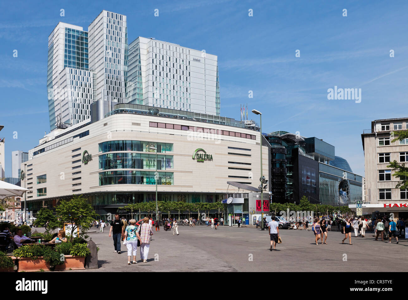 My Zeil shopping mall and Nextower, Frankfurt am Main, Hesse, Germany ...