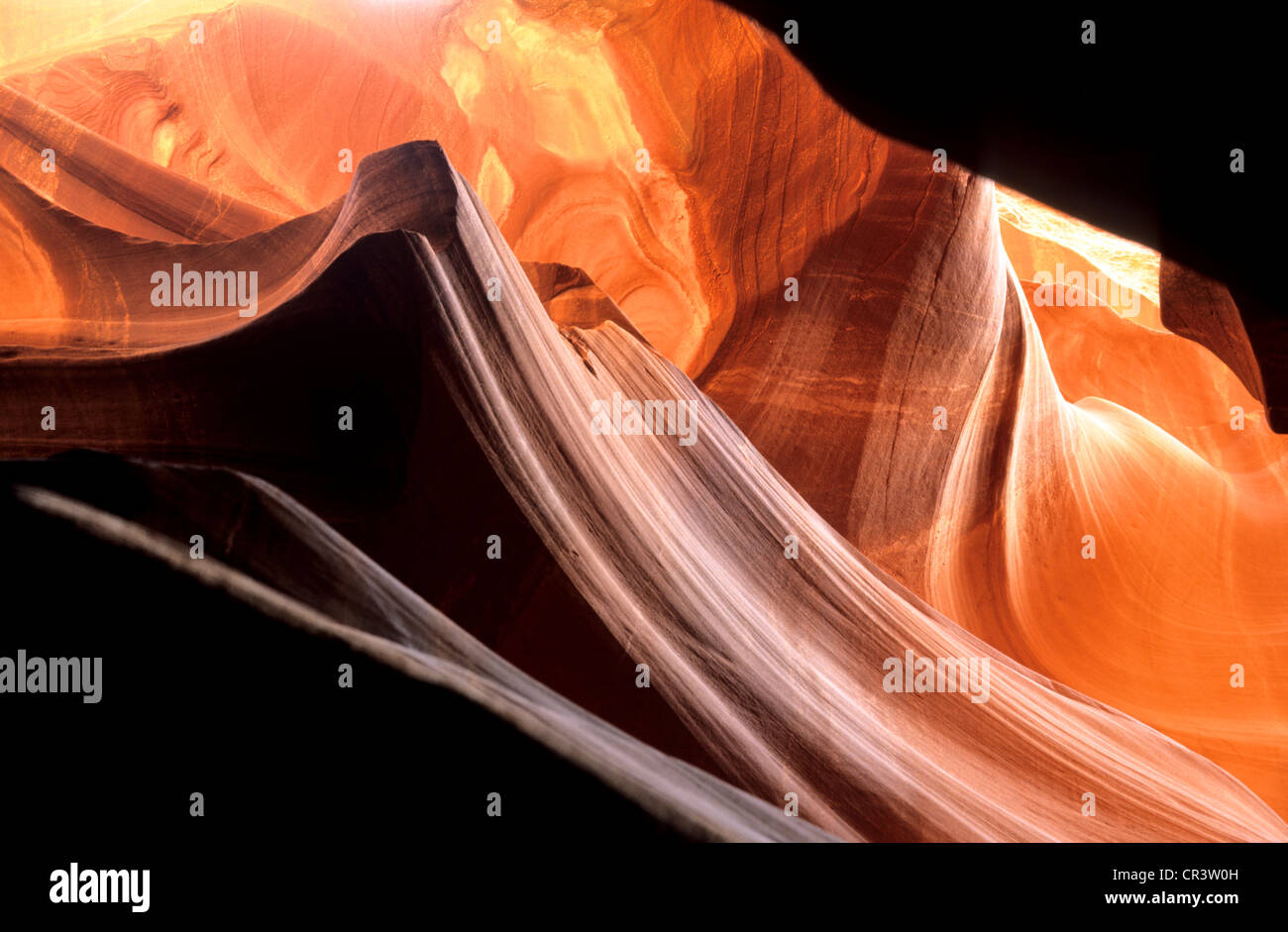 United States, Utah, Navajo Indian Reservation, Antelope Canyon Stock ...
