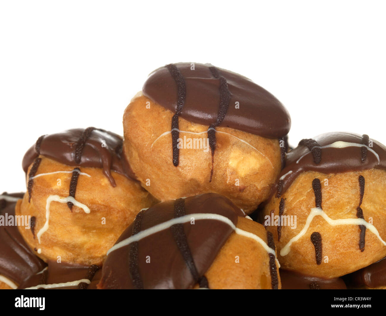 Delicious Luxury Baked Individual Chocolate Profiteroles Dessert ...