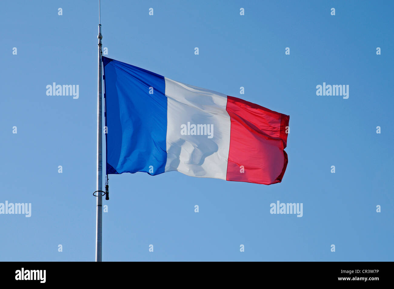 French national flag, France, Europe, PublicGround Stock Photo - Alamy