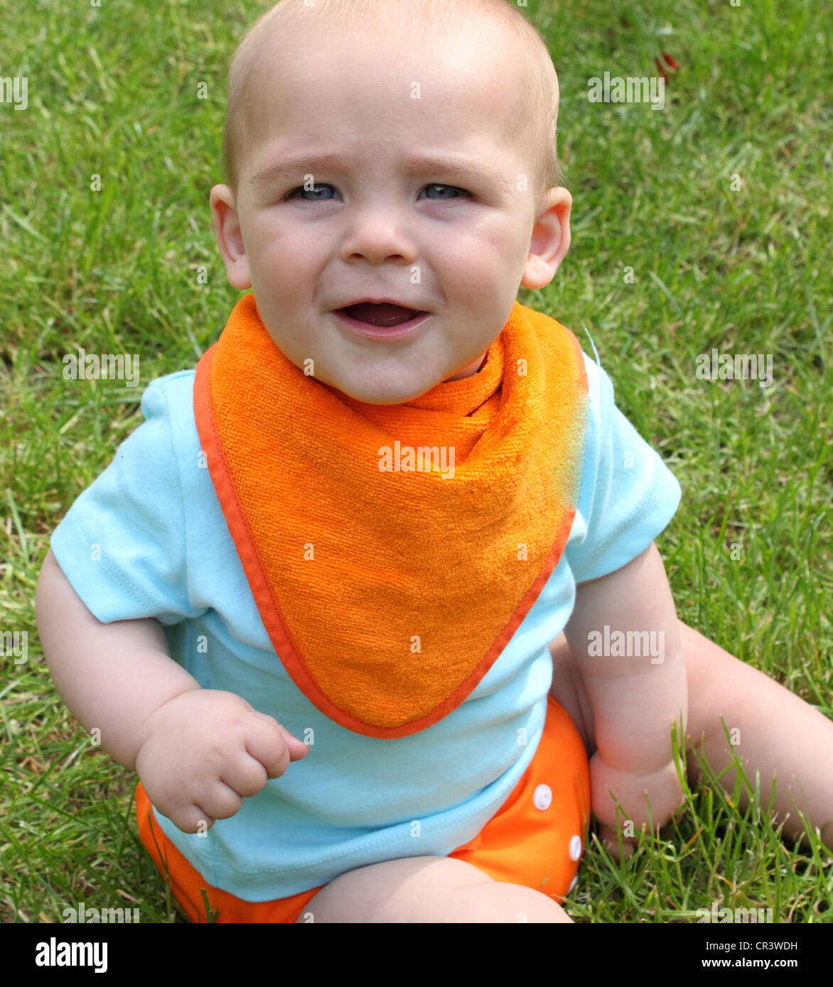 Young Baby Boy Stock Photo - Alamy