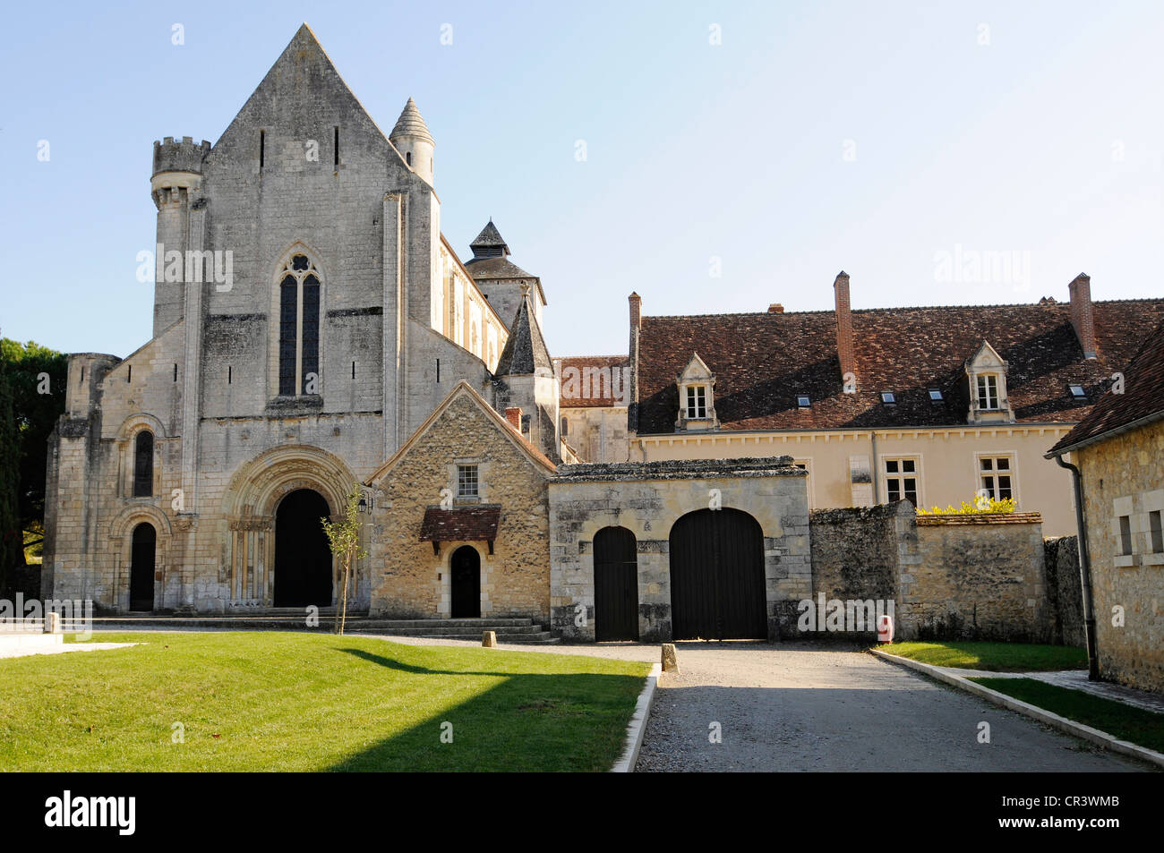 Abbaye de Fontgombault abbey, monastery, church, Indre-et-Loire, Centre ...