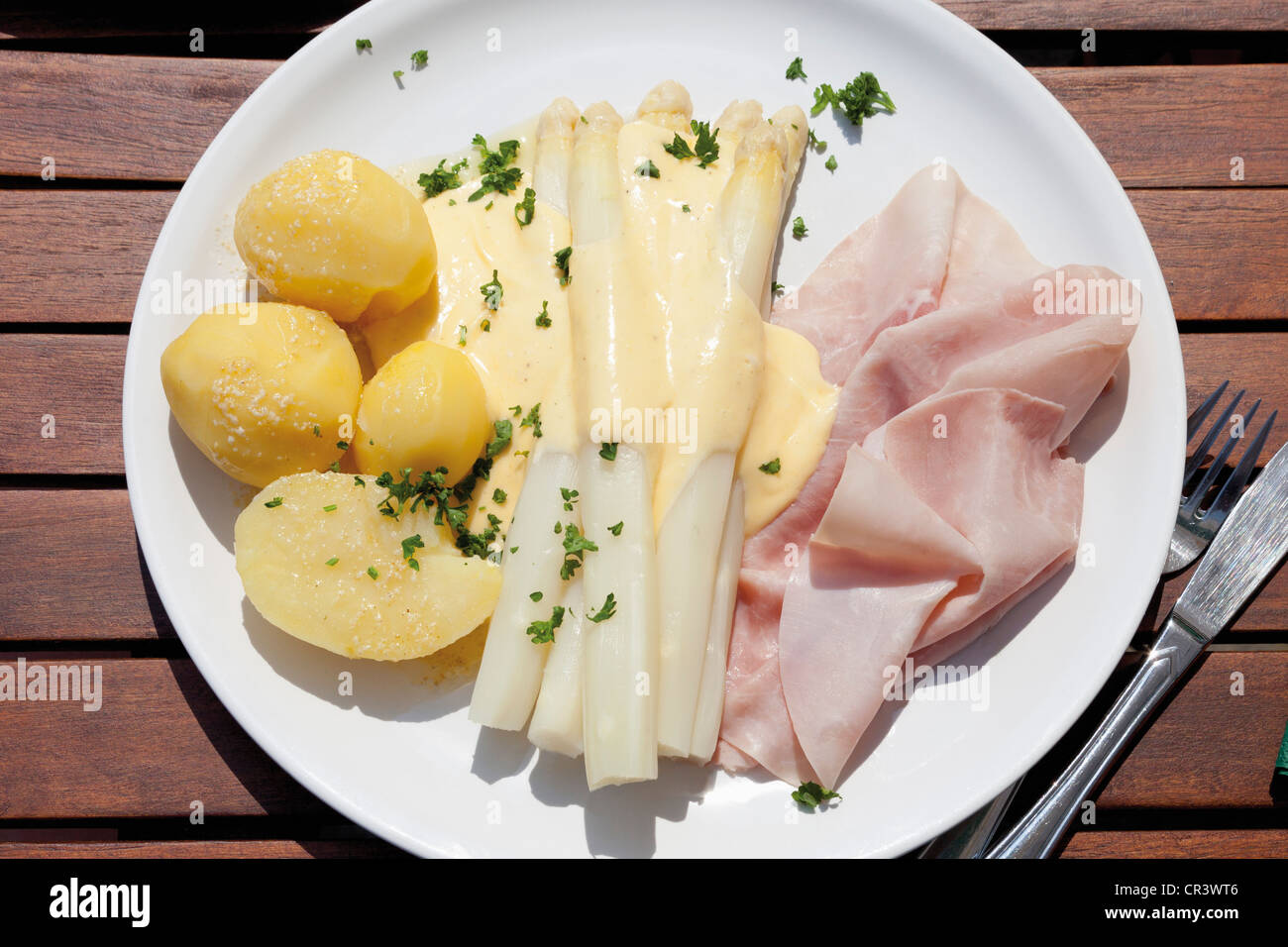Boiled Potatoes And Ham