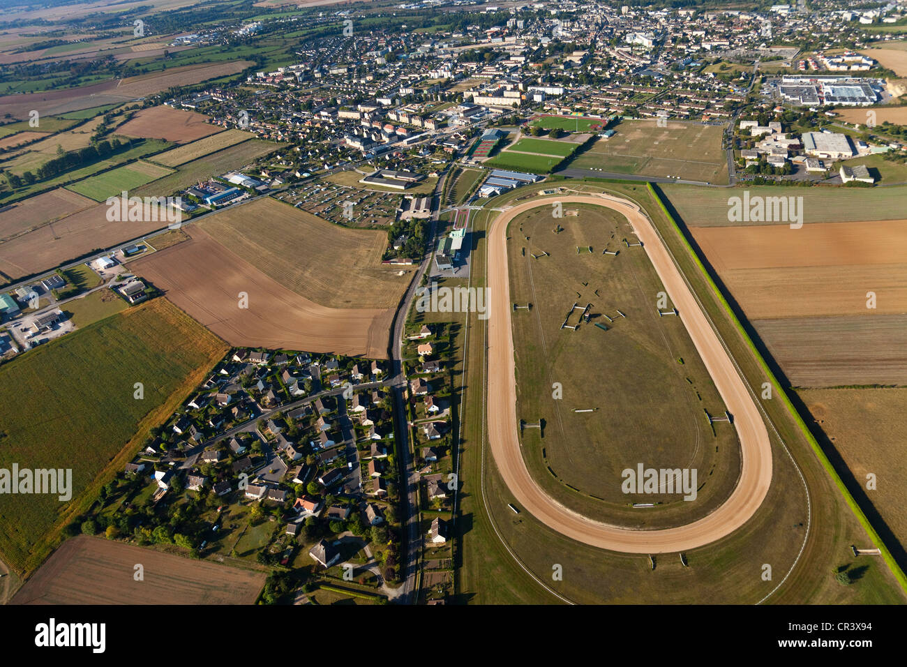 Argentan racecourse aerial view hi-res stock photography and images - Alamy