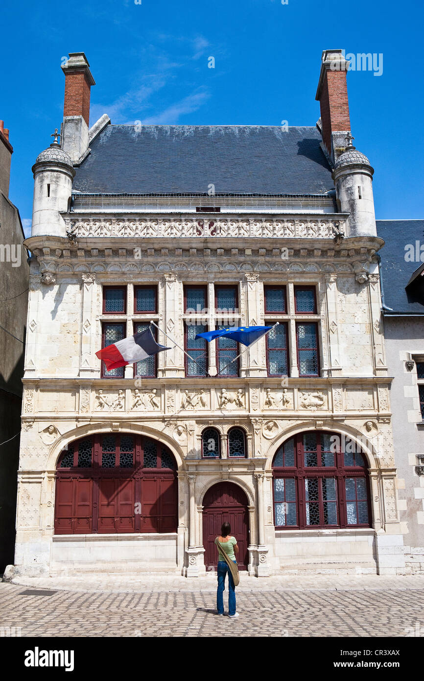 France, Loiret, Loire Valley UNESCO World Heritage, Beaugency, City ...