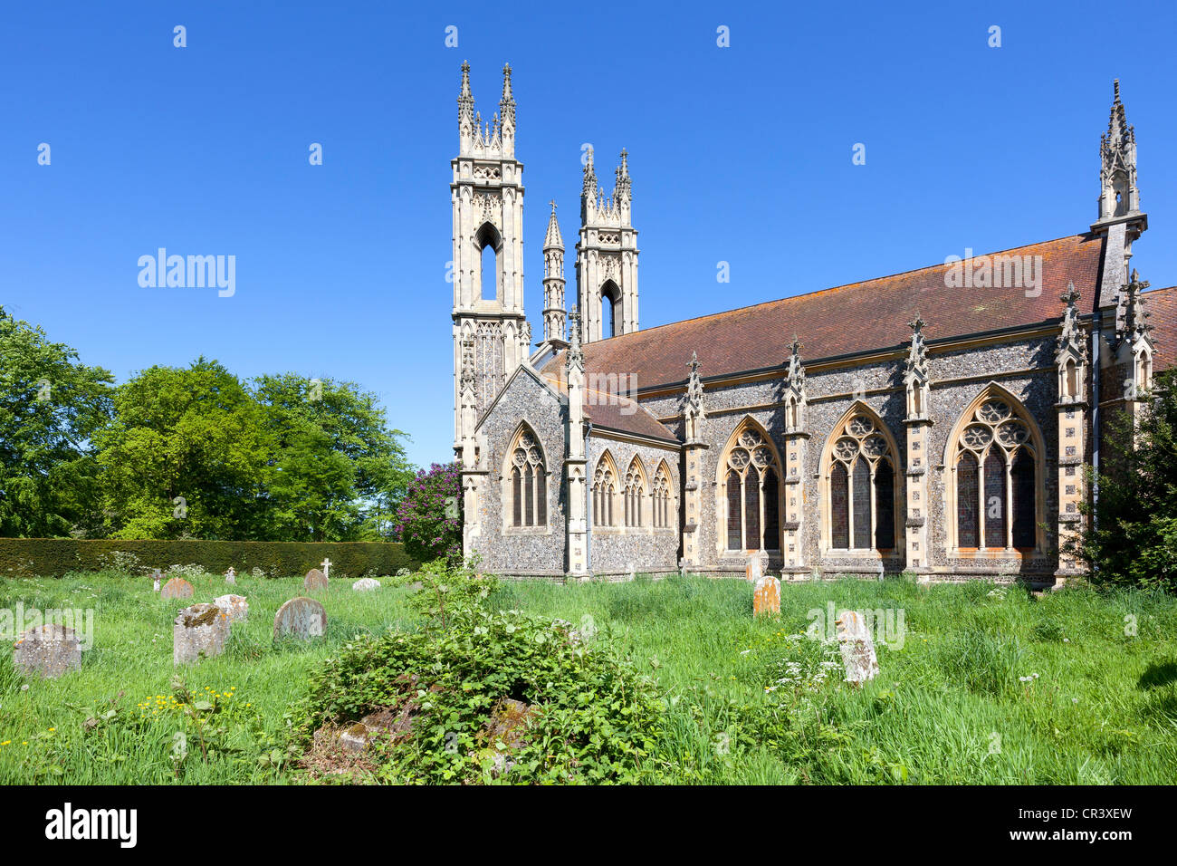 The church of "St Michael of the Archangel" in the village of Booton ...