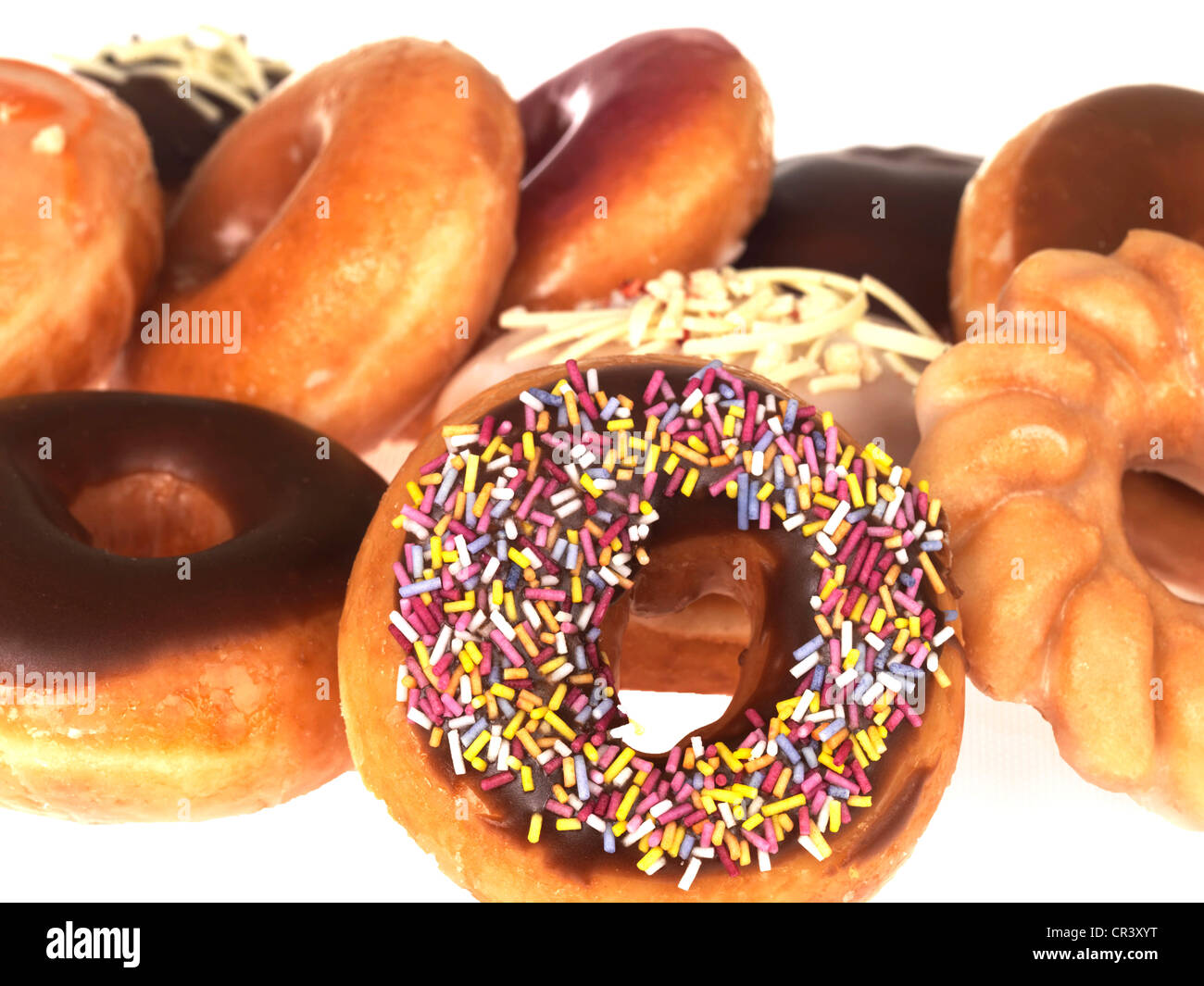 Selection of Donuts Stock Photo - Alamy