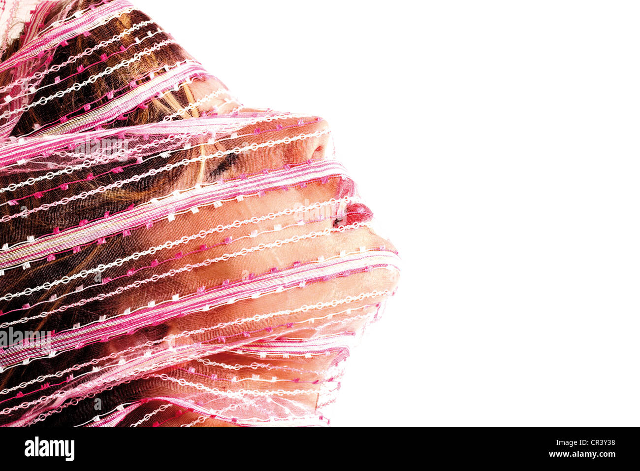 Woman face profile billowing hi-res stock photography and images - Alamy