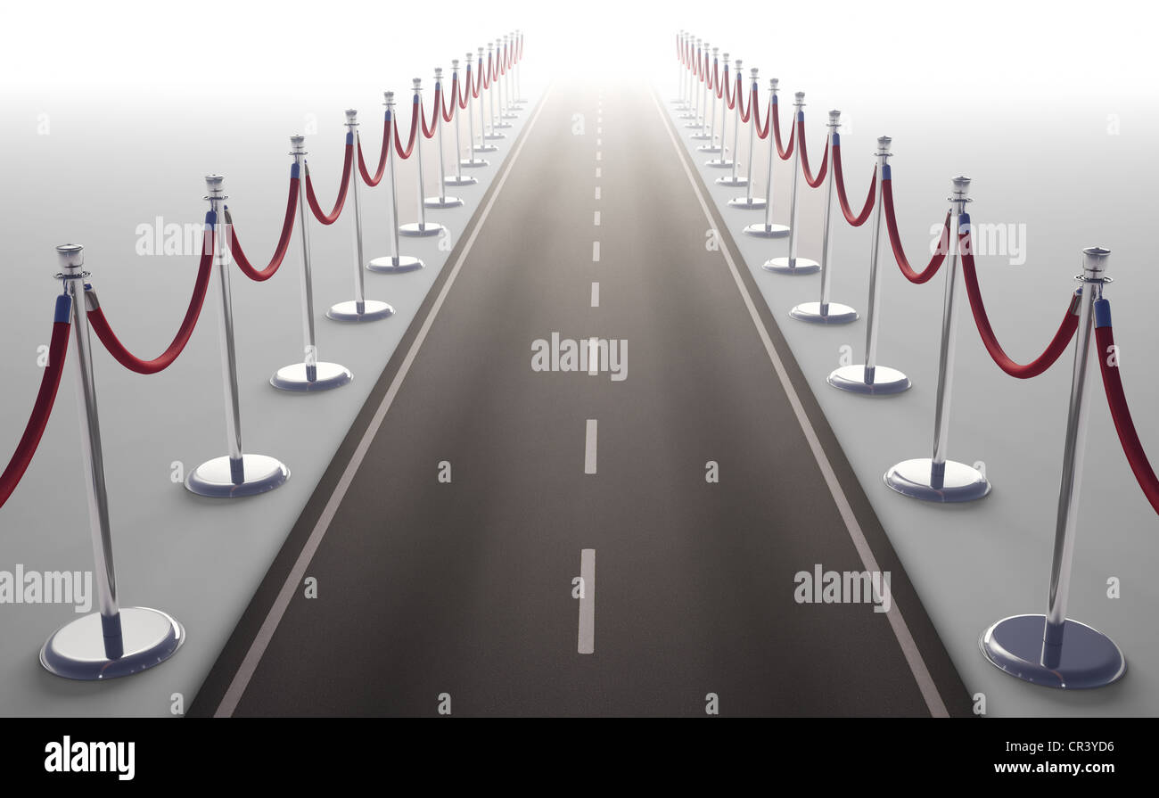 Rope stanchions hi-res stock photography and images - Alamy
