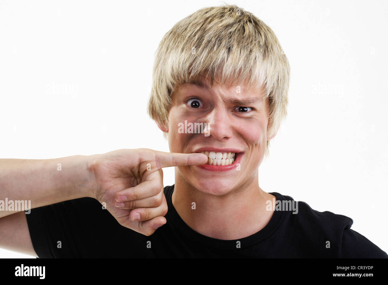 Crazy hand gestures hi-res stock photography and images - Alamy