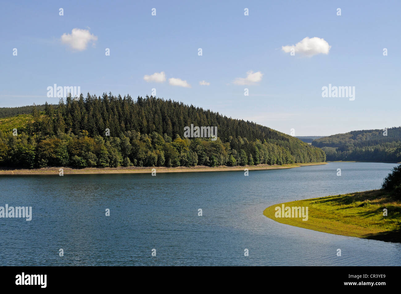 Versetalsperre dam, retaining lake, Luedenscheid, Ebbegebirge Nature ...