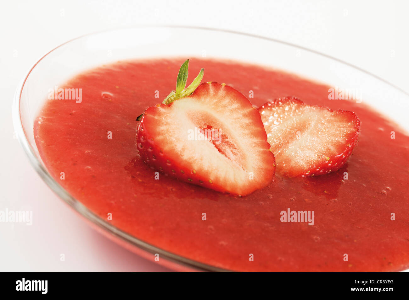 Strawberry puree hi-res stock photography and images - Alamy