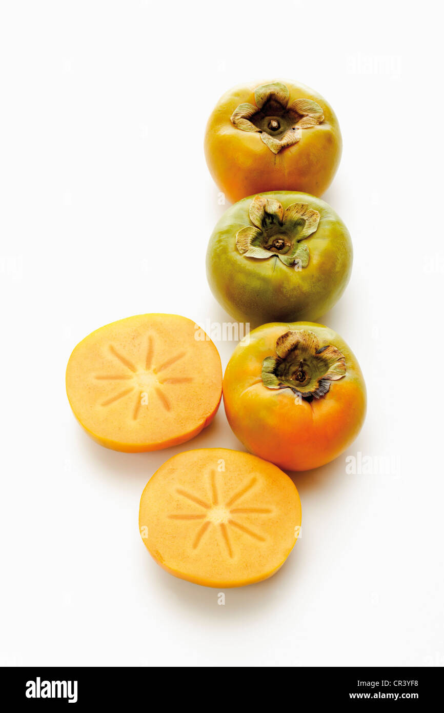 Kaki fruits (Diospyros kaki Stock Photo - Alamy