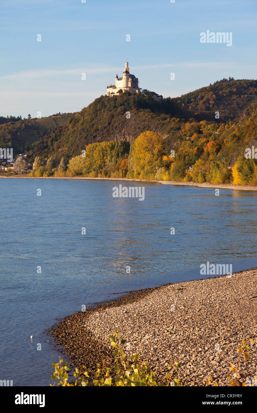 Marksburg castle, Braubach, UNESCO World Heritage Site Upper Middle ...