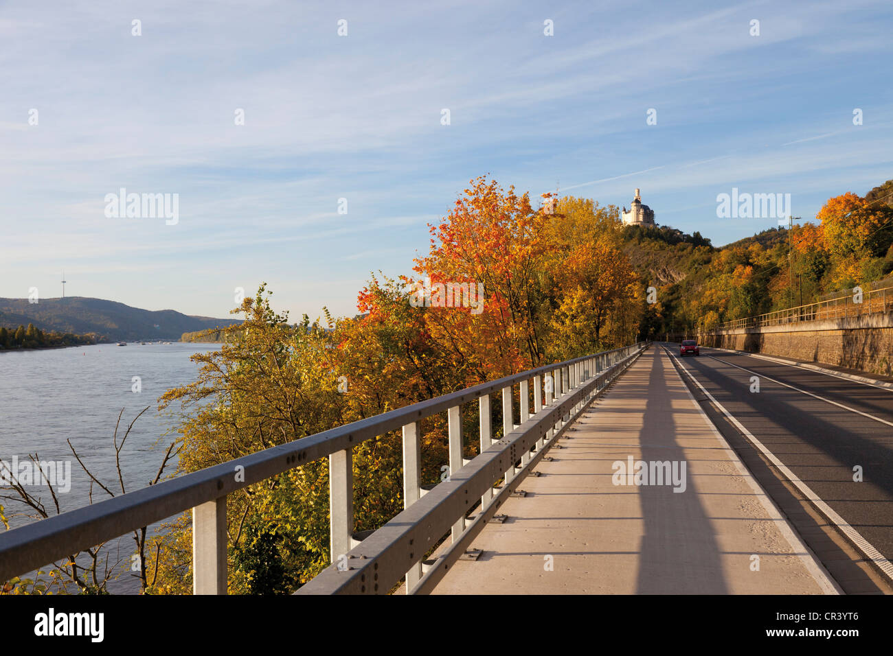 Marksburg castle, Braubach, UNESCO World Heritage Site Upper Middle ...