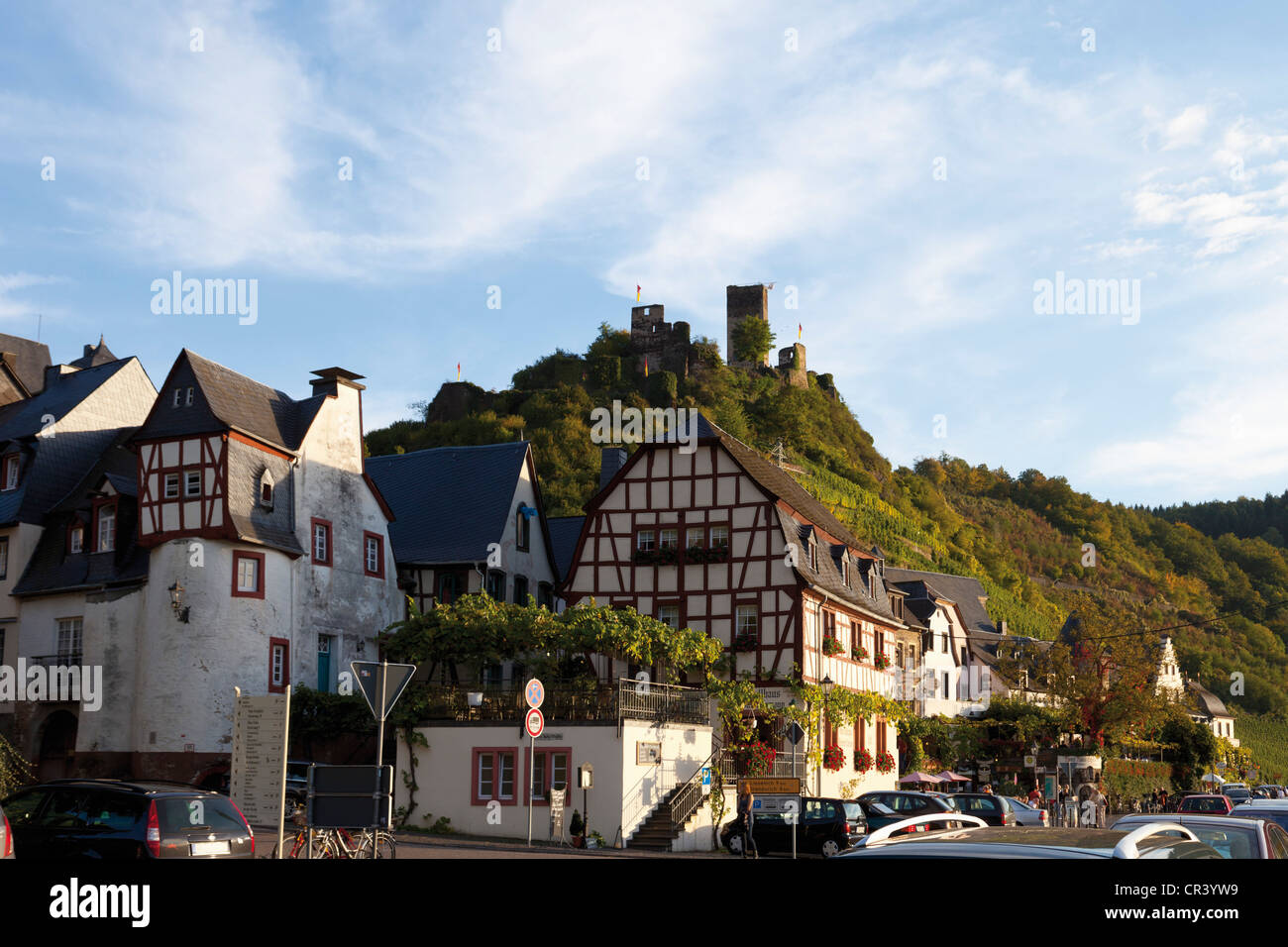 Burg Metternich castle ruins, Beilstein, Rhineland-Palatinate, Germany ...